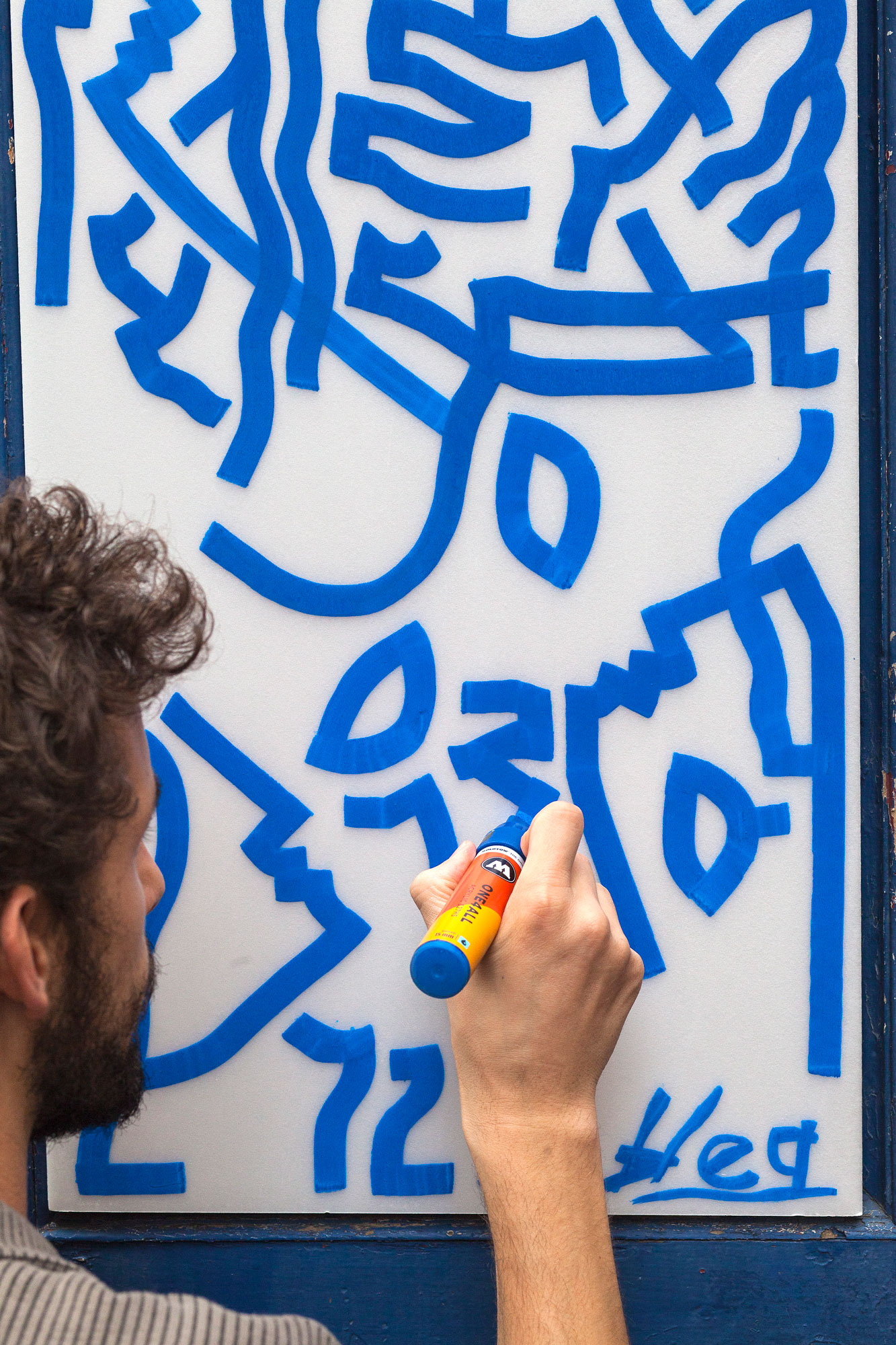 live painting BLEG - AERPANEL